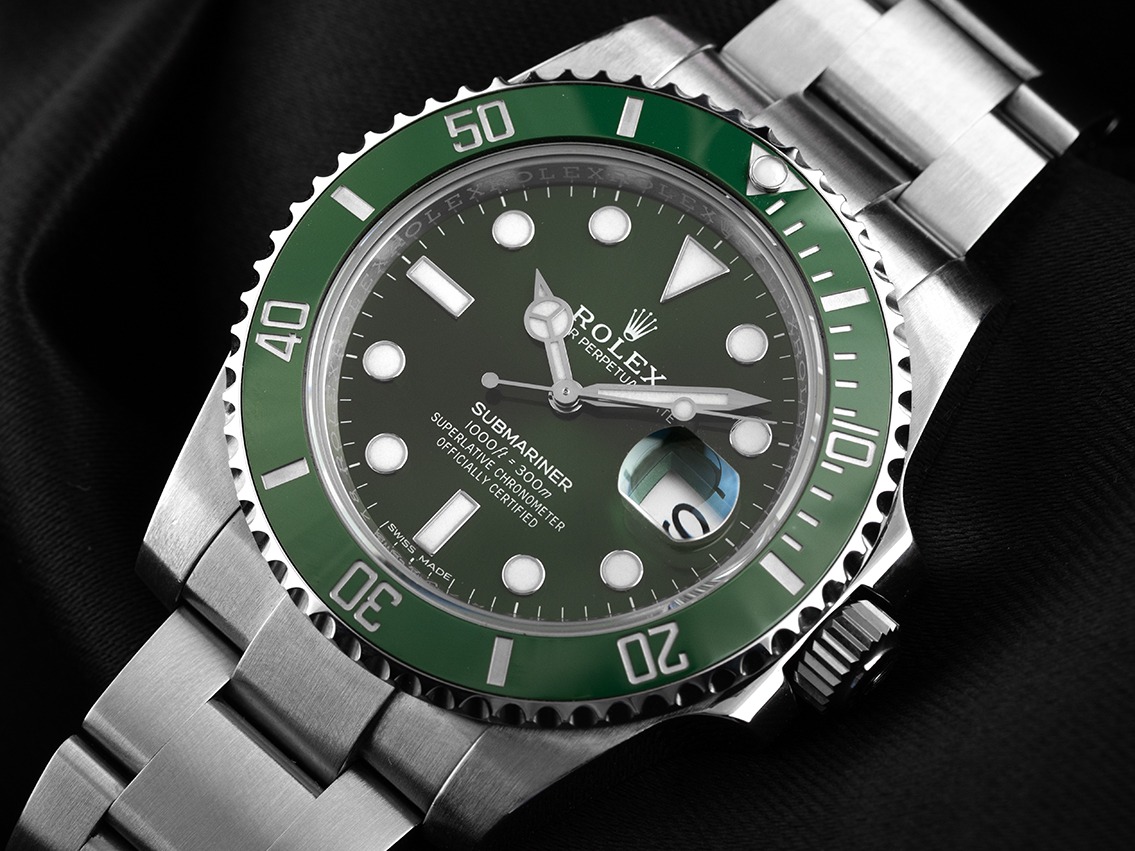 Rolex Submariner Date LV Hulk Ref.116610LV 2012 Full Set wie Neu ...