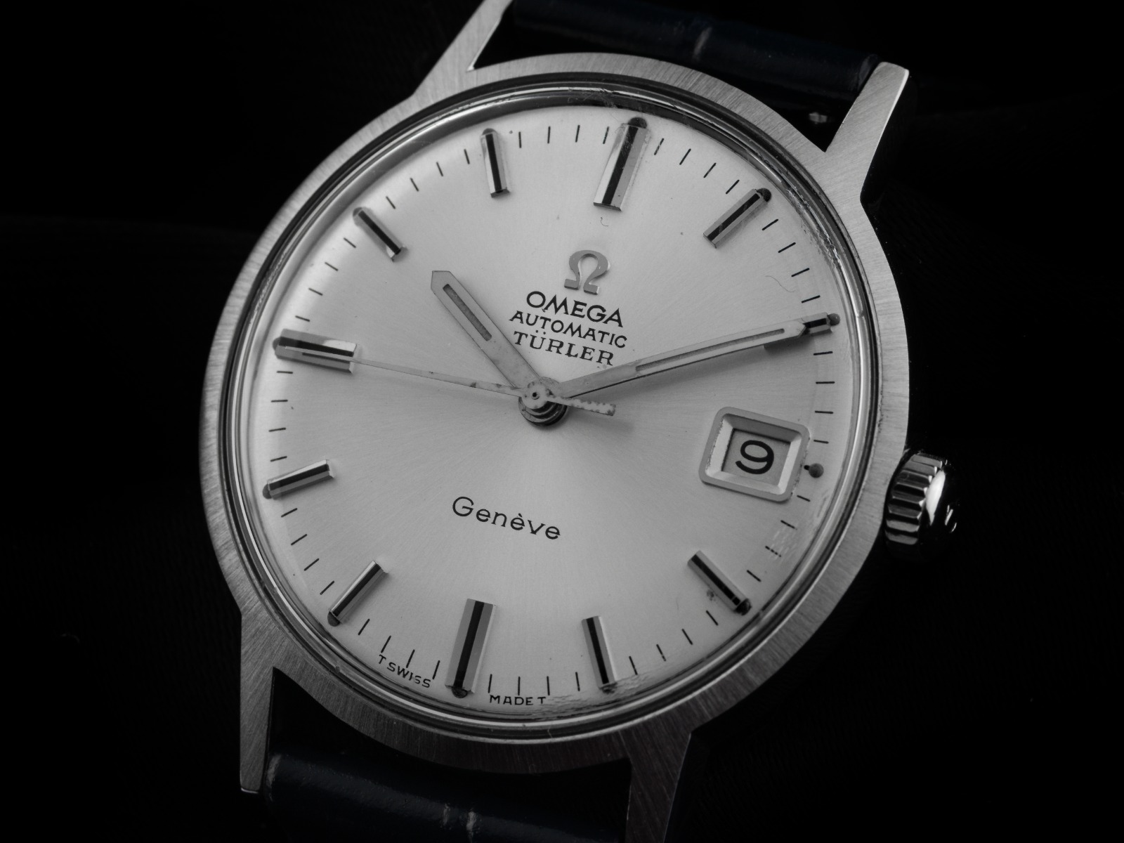 Omega Genevé Türler Date Ref.166.070 1969 original Box sehr gut Vintage ...