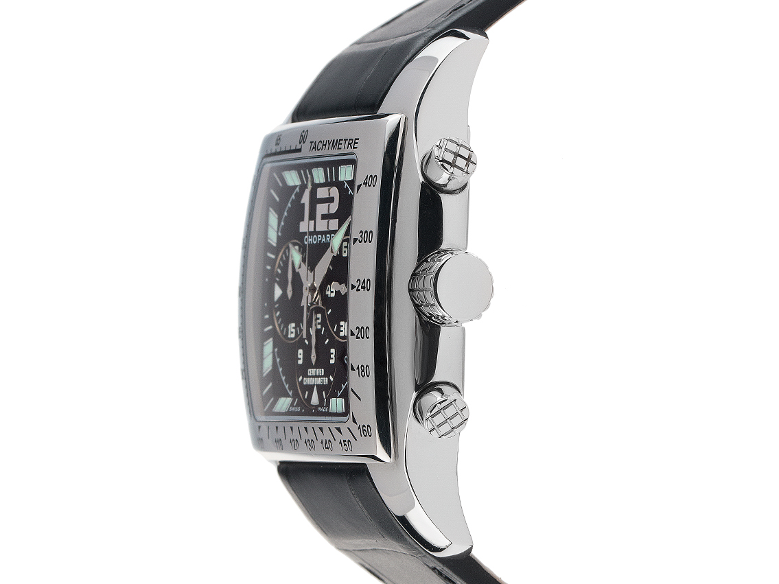 Chopard Tycoon Stahl Automatik Chronograph Chronometer Armband Leder ...