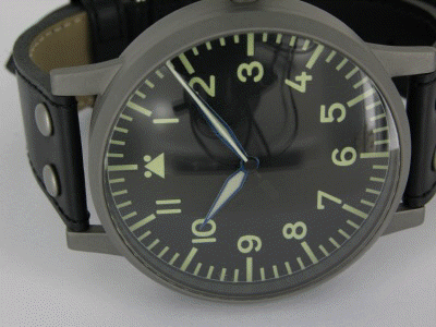 Laco große Fliegeruhr Replika FL 23883 Handaufzug limitiert 55mm Neu