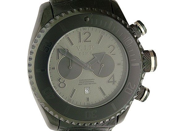 V.I.P. Time Italy Chronograph Professional 50mm UVP 399.- N E U ...