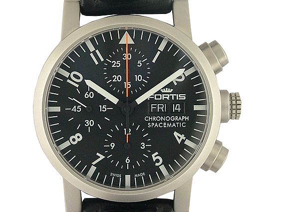 Fortis Spacematic Chronograph Stahl Automatik 40mm Ungetragen - Archive ...