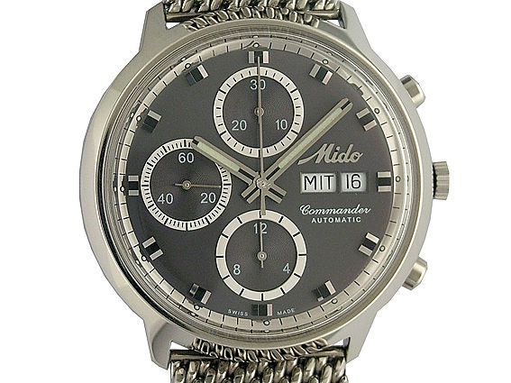 Mido Commander Chronograph 40mm UVP 1320.- UNGETRAGEN - Archive germany ...