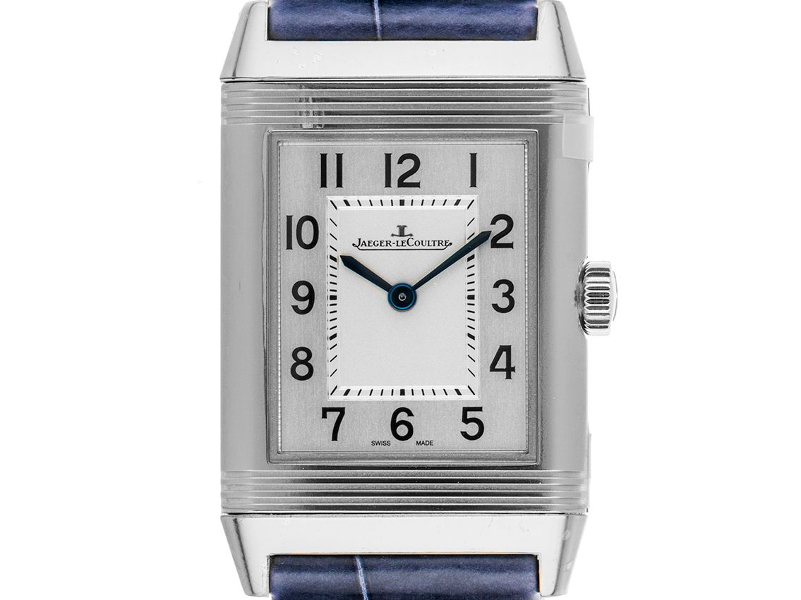 Jaeger-leCoultre Reverso Classic Monoface Stahl Quarz Armband Leder 40 ...