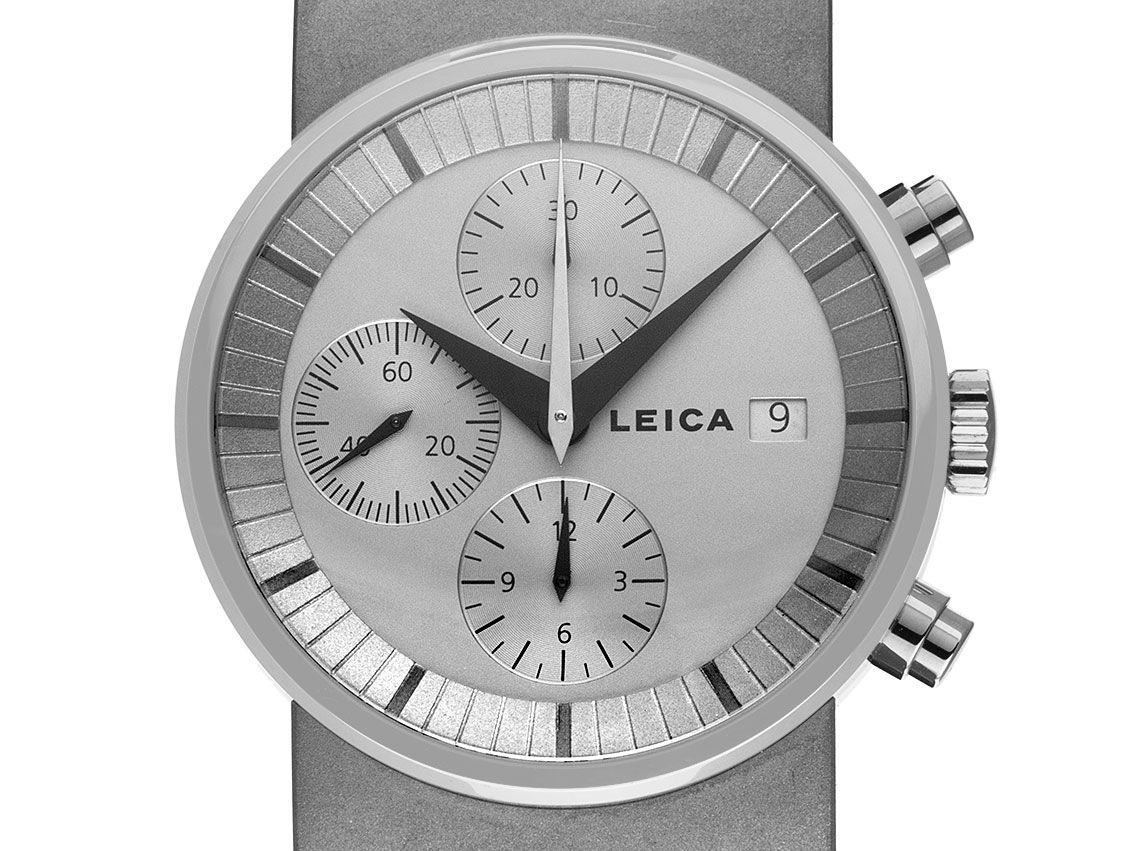 Leica Classic Collection Chronograph Stahl Automatik Armband Leder 39mm ...