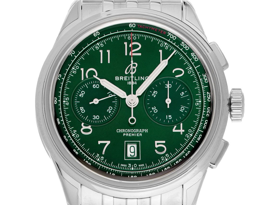 Breitling Premier B01 Bentley British Racing Green Ref.AB0145371L1A1 ...