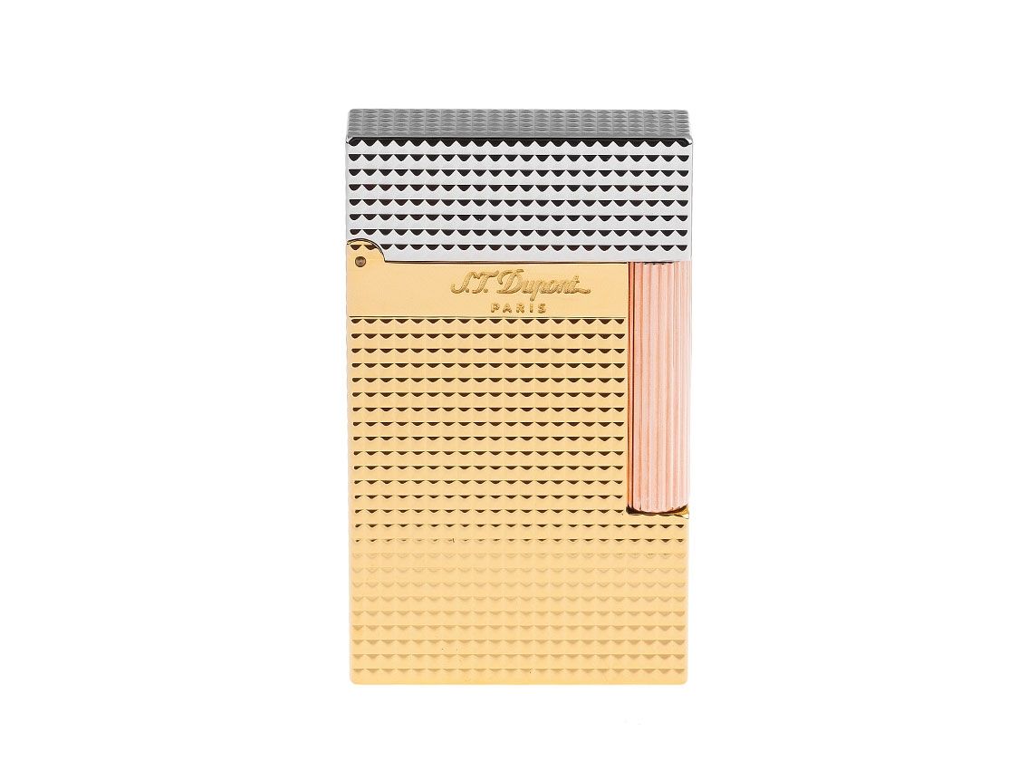 S.T. Dupont Feuerzeug Line 2 Tricolor Golden Hour Ref.C16140 Box&Pap ...