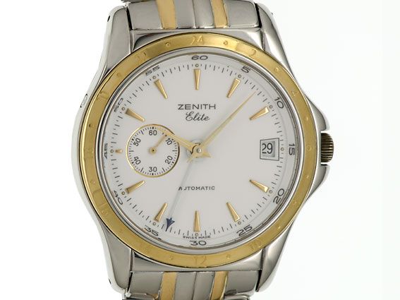 Zenith Elite 24 Stunden Stahl/Gelbgold Automatic Kaliber 680 Vintage ...