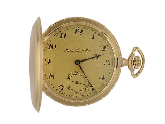 Taschenuhr Borel Fils & Cie 14kt Roségold Vintage 50mm - Archive ...