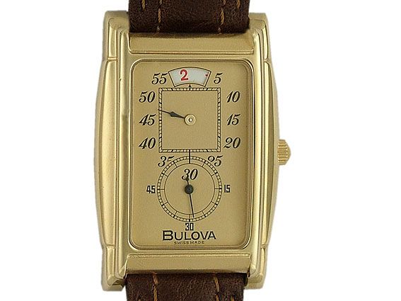 Bulova Doctors Watch Gelbgold Handaufzug Vintage 42x28mm - Archive ...