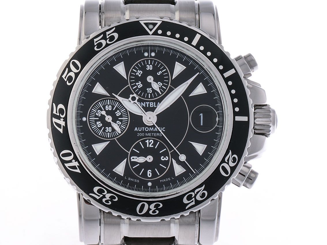 Montblanc Meisterstück Sport Chronograph XL Stahl Automatik 41mm ...