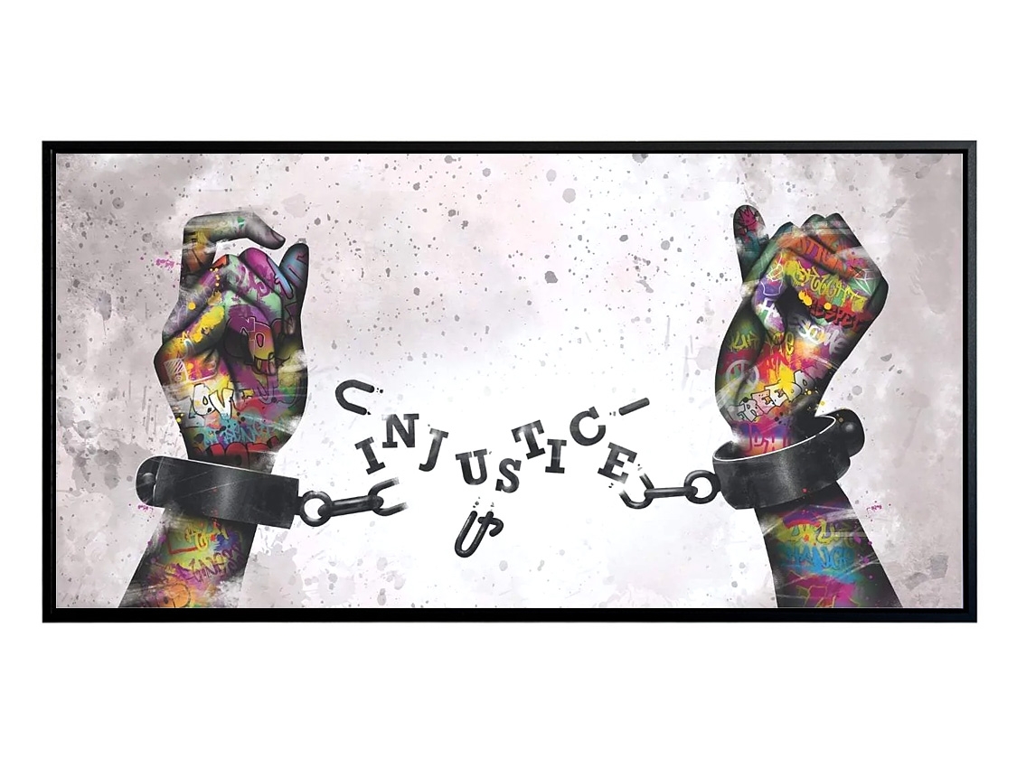 Pop Art Gemälde Graffiti Chains Canvas 150 x 75cm - Archive germany ...